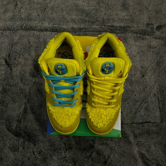 Nike | Shoes | Yellow Grateful Dead Nike Sb Dunk Lows | Poshmark